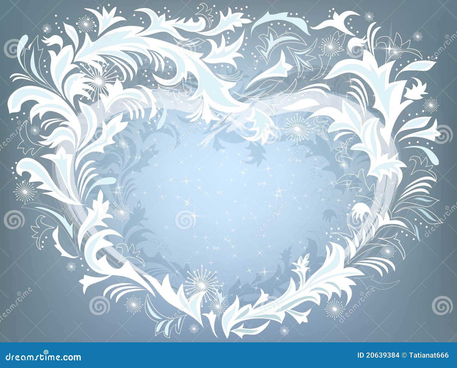 Hoar-frost stock vector. Illustration of hoar, blue, season - 20639384