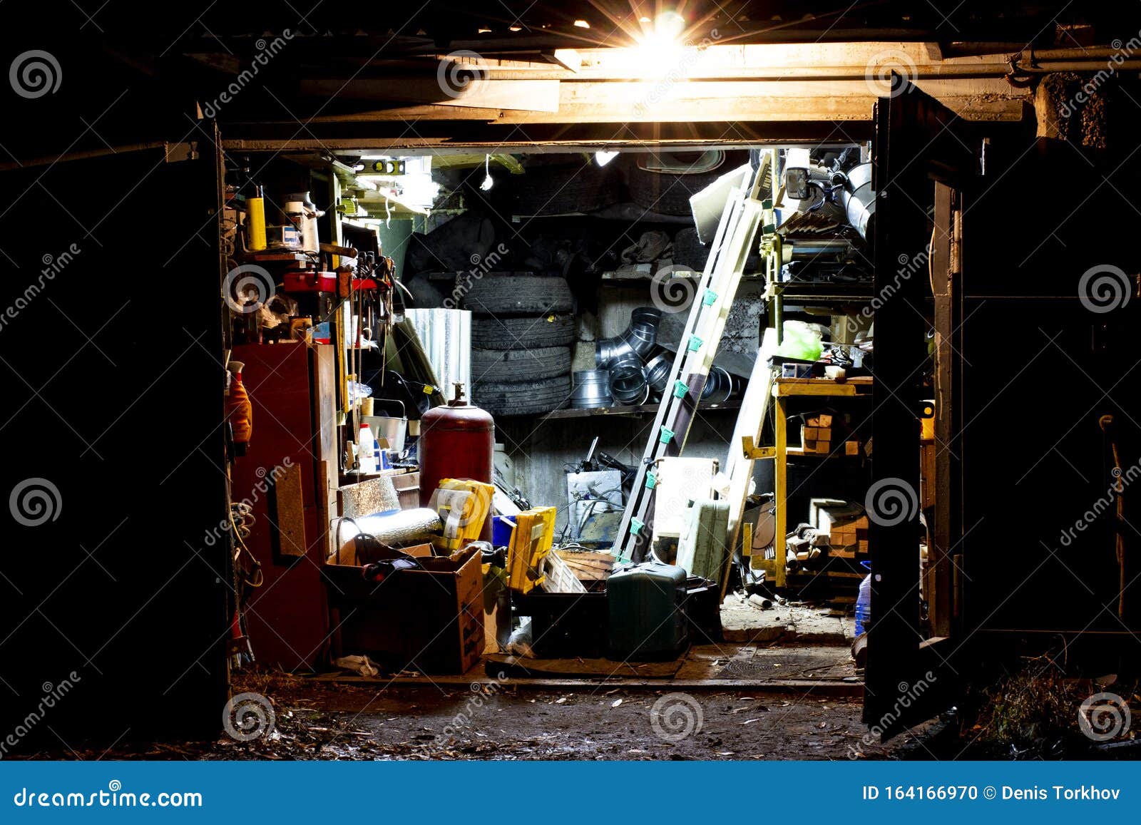 Cluttered Storage Room Stock Photography | CartoonDealer.com #210611078