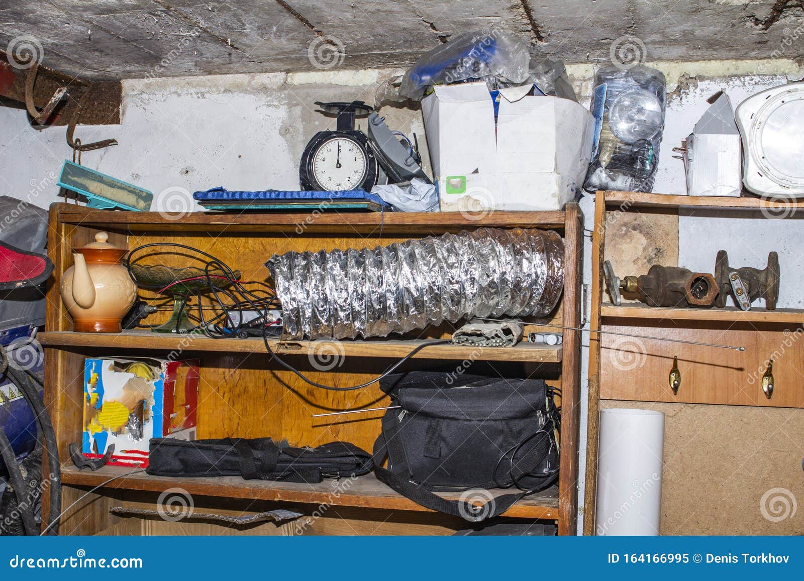 The Hoarder Warehouse is Cluttered and Cluttered Stock Image - Image of ...