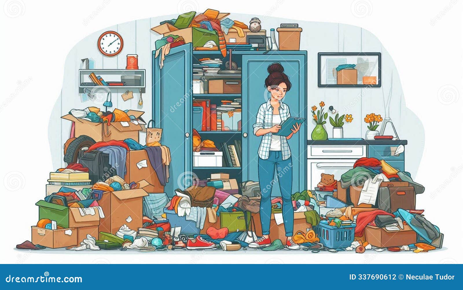 Hoarding Disorder , Mental Disorder Or Excessive Acquisition Conceptual ...