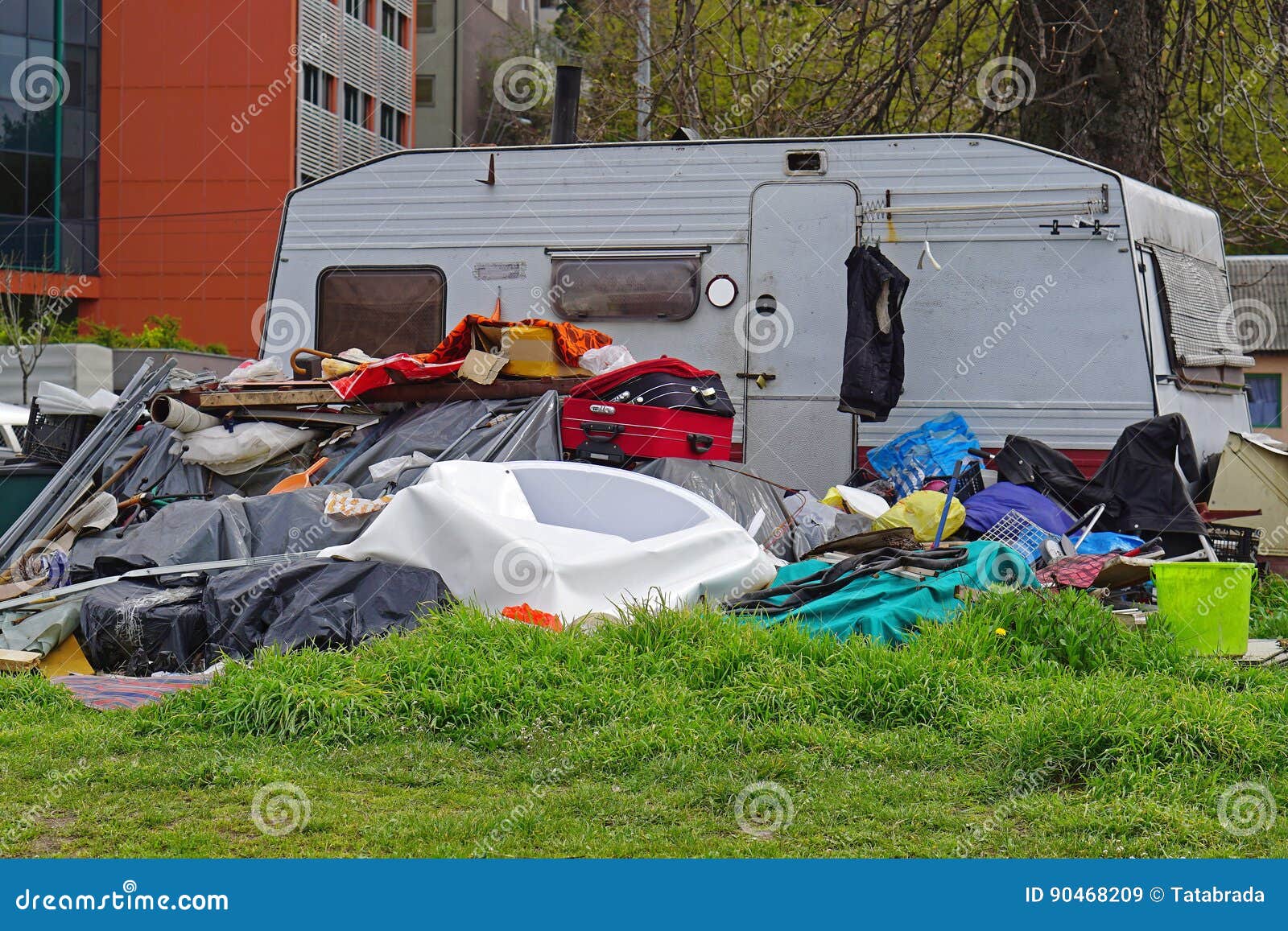 Hoarding stock image. Image of camping, problem, outside - 90468209