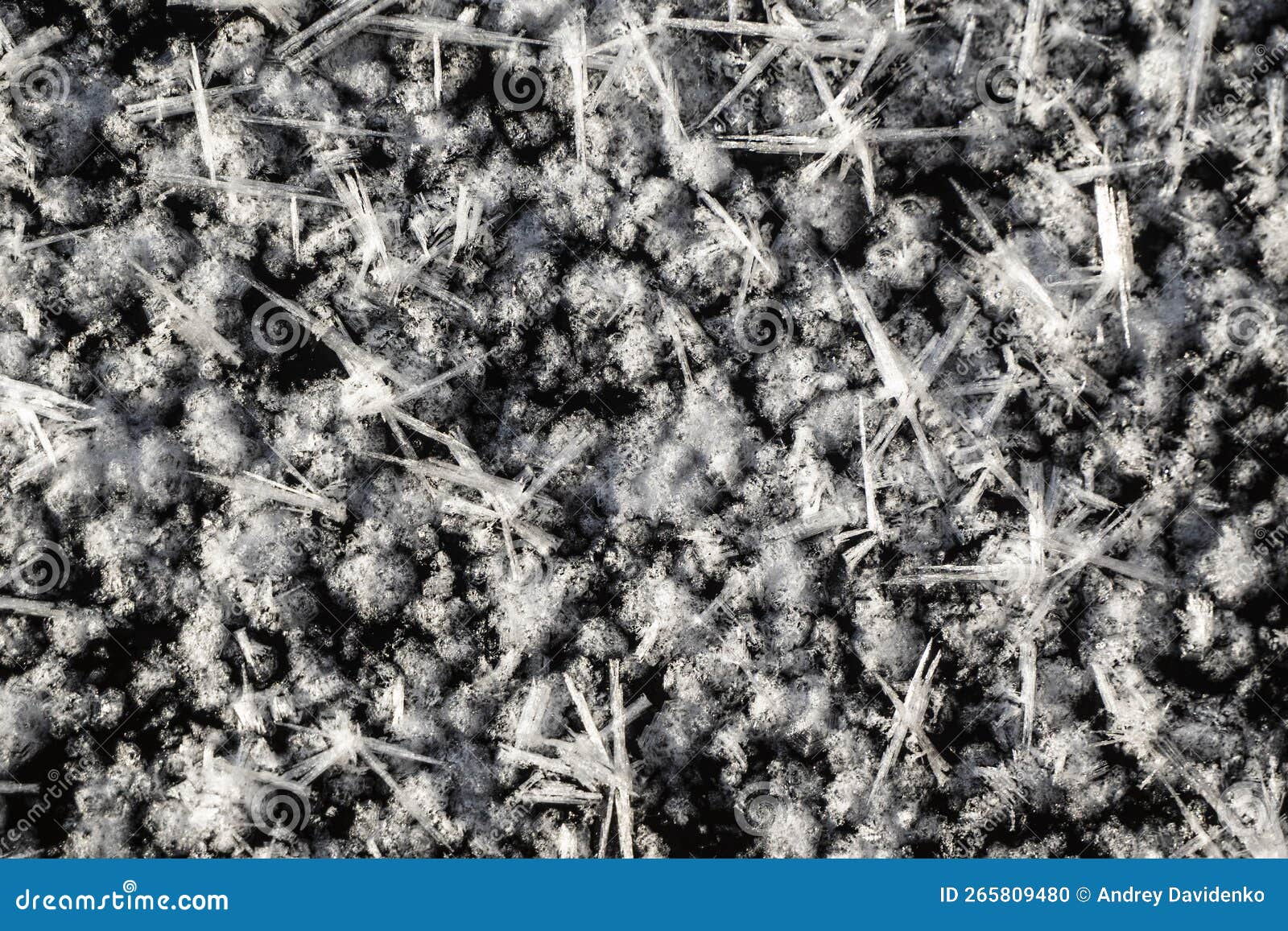 Hoarfrost and Frost on the Ice Surface Stock Photo - Image of physical ...