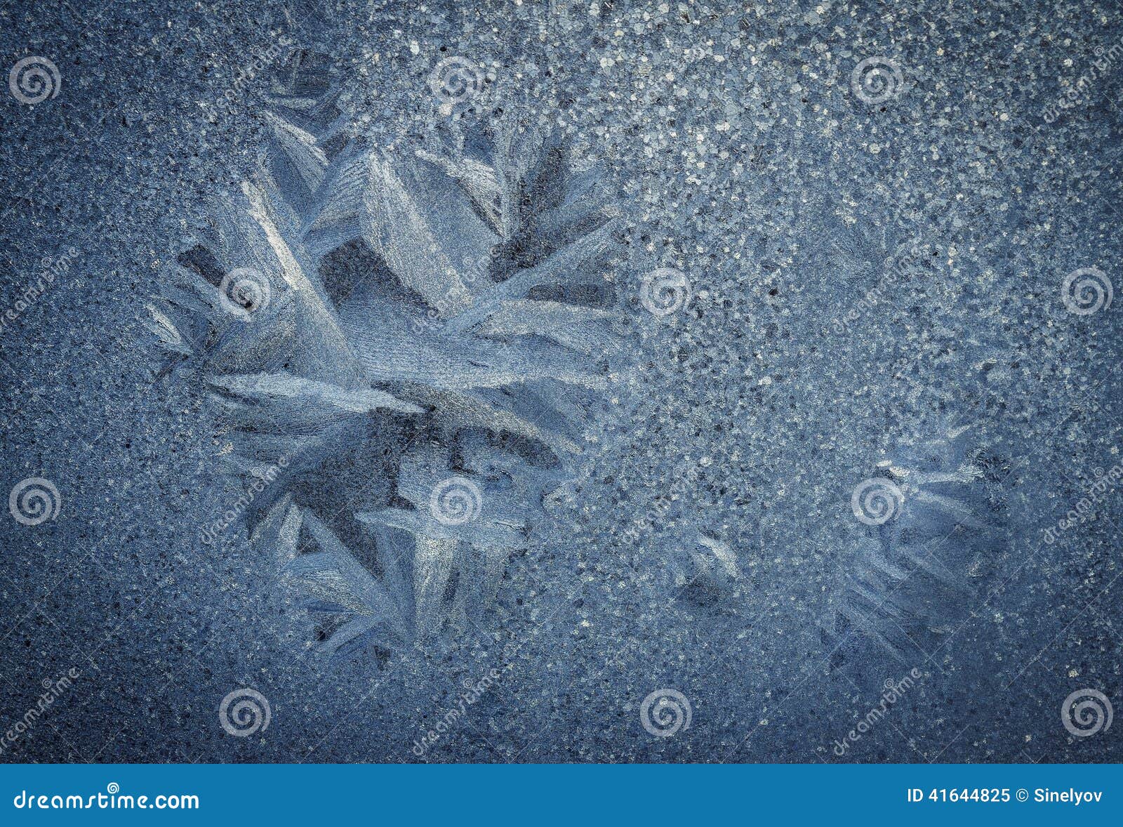 Hoarfrost on the window stock image. Image of adornment - 41644825
