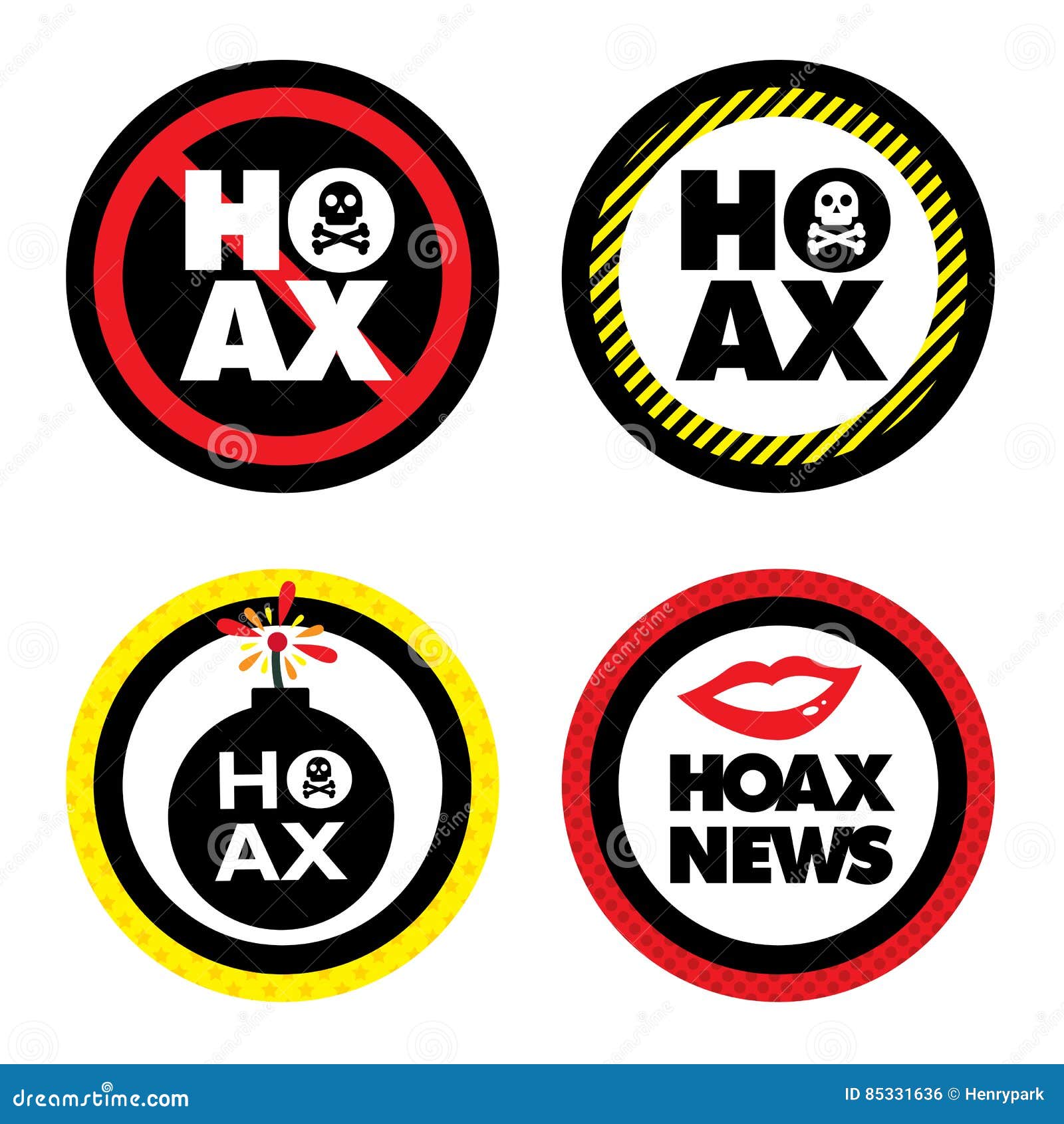 Hoax icon stock vector. Illustration of design, dishonesty - 85331636