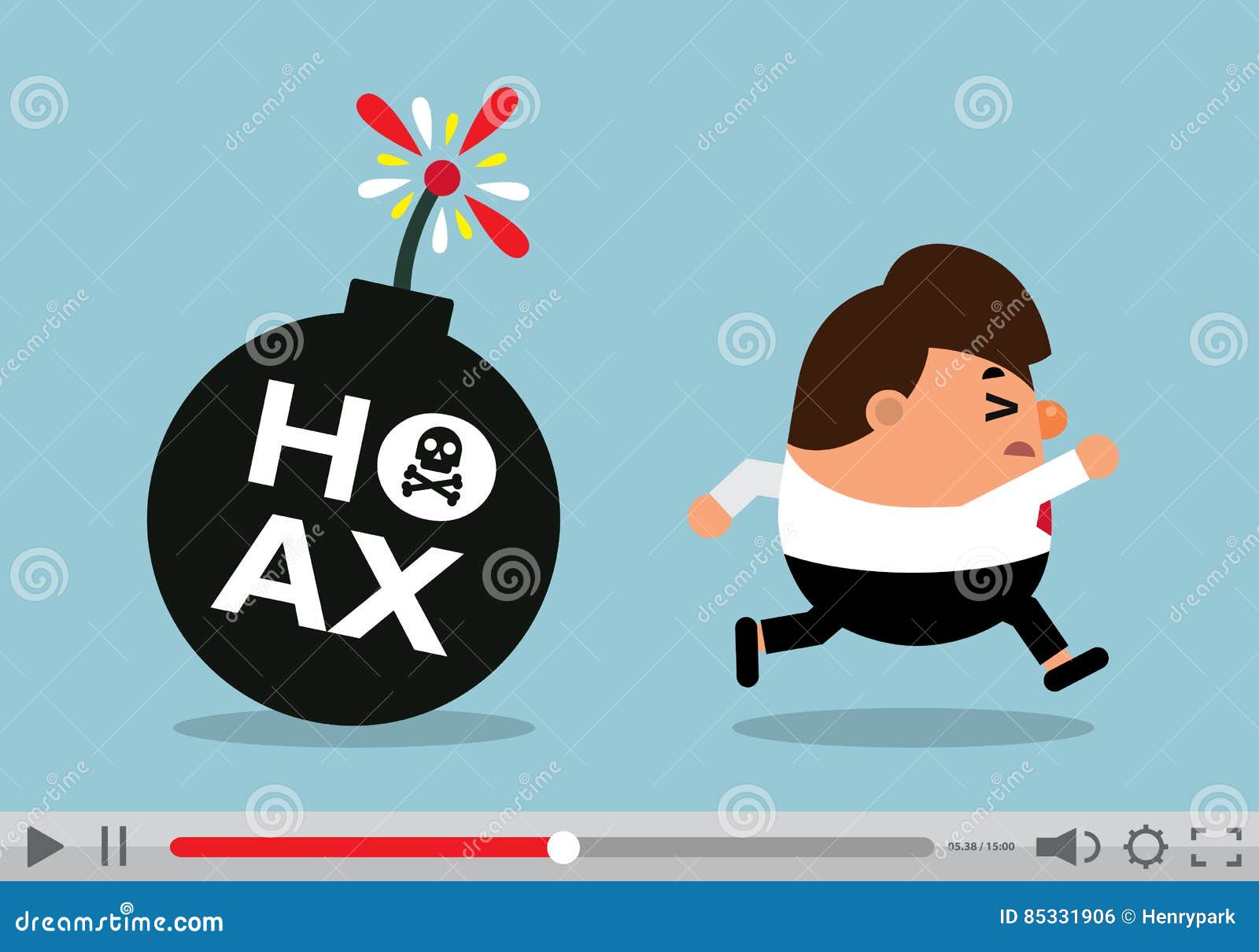Hoax icon stock vector. Illustration of icon, april, bomb - 85331906