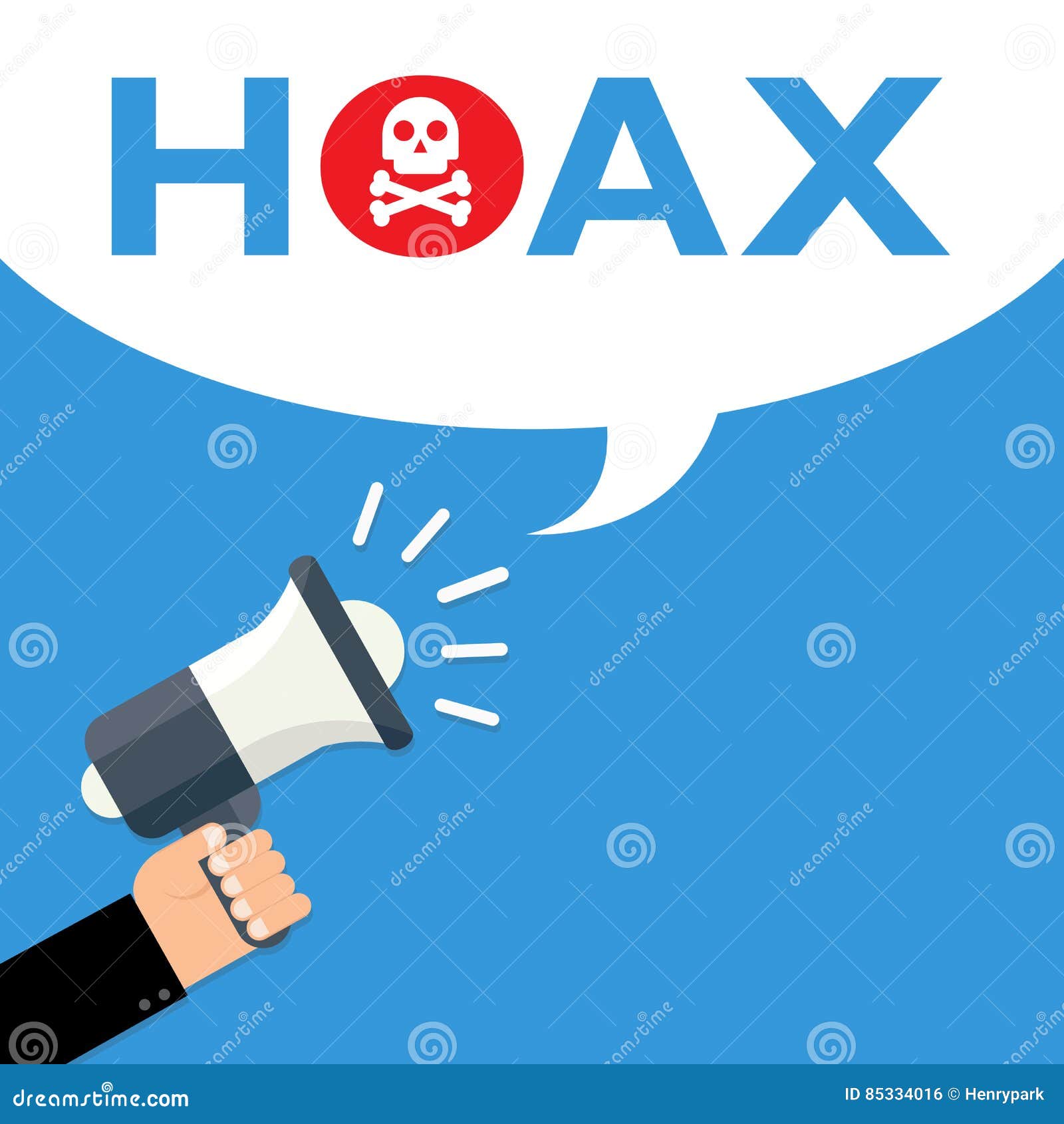 Hoax icon stock vector. Illustration of computer, caution - 85334016