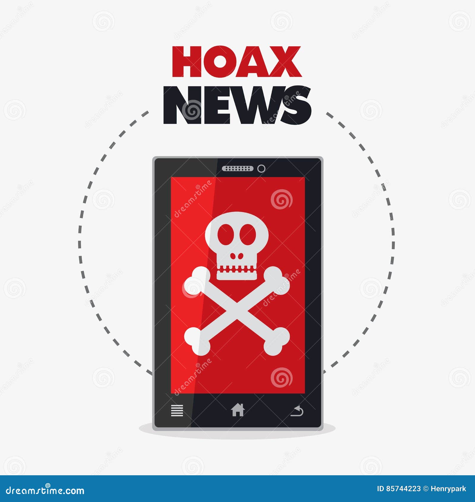 Hoax stock vector. Illustration of dishonesty, buffer - 85744223