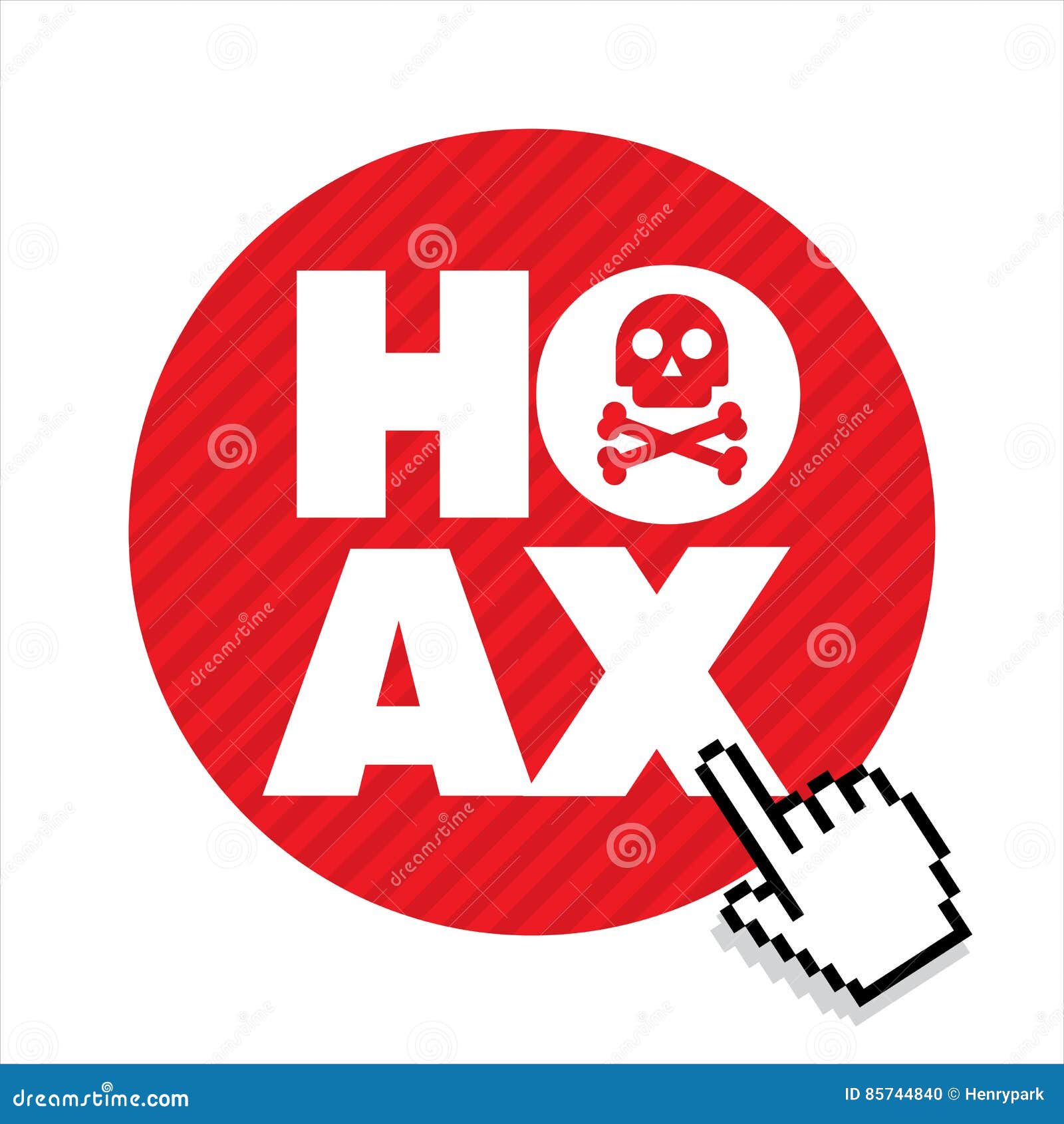Hoax stock vector. Illustration of hoax, fool, alert - 85744840