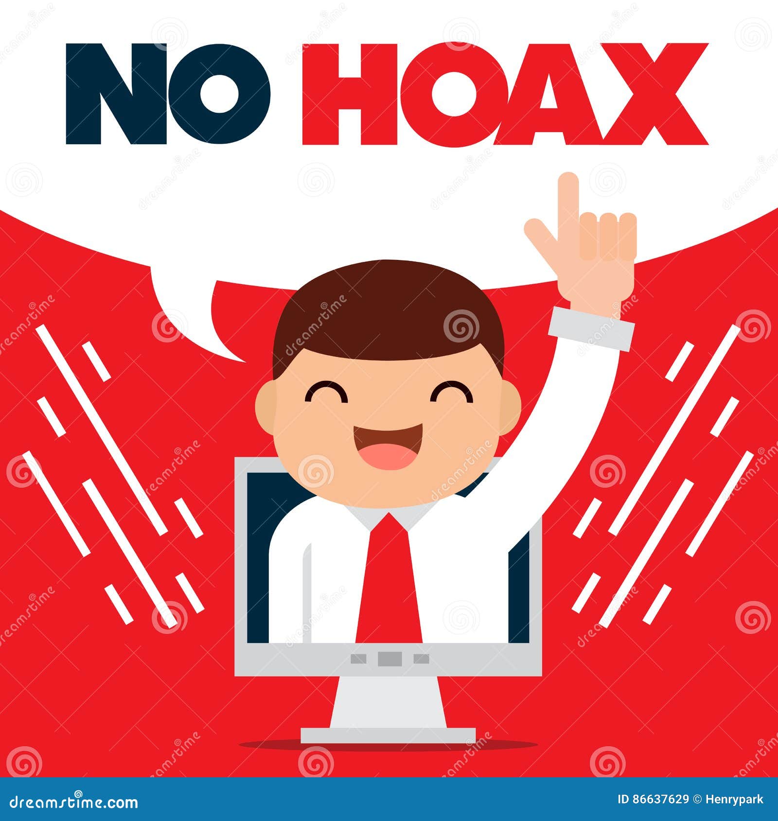 Hoax stock vector. Illustration of alert, computer, announcement - 86637629