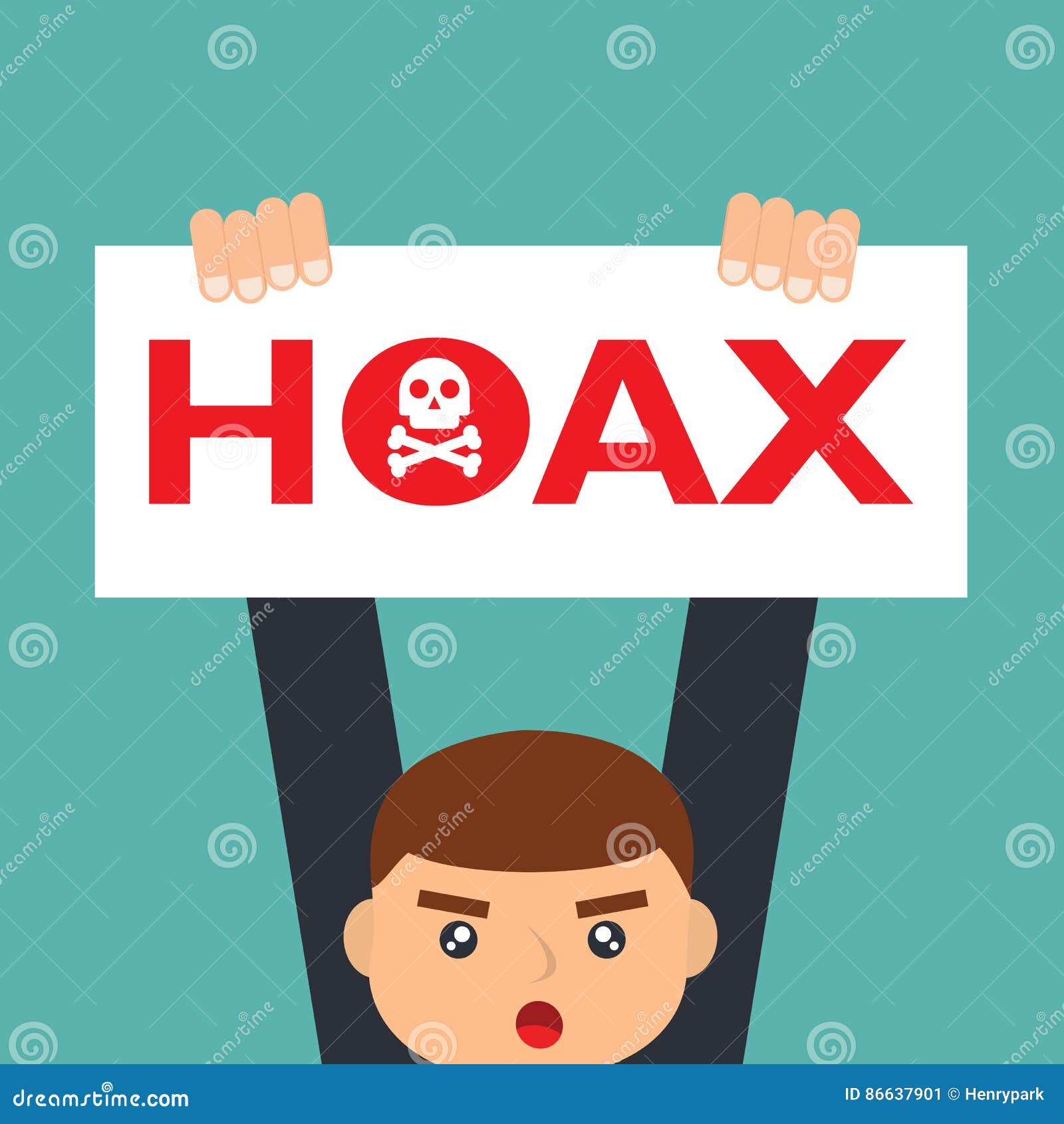 Hoax stock vector. Illustration of alert, chicane, grunge - 86637901
