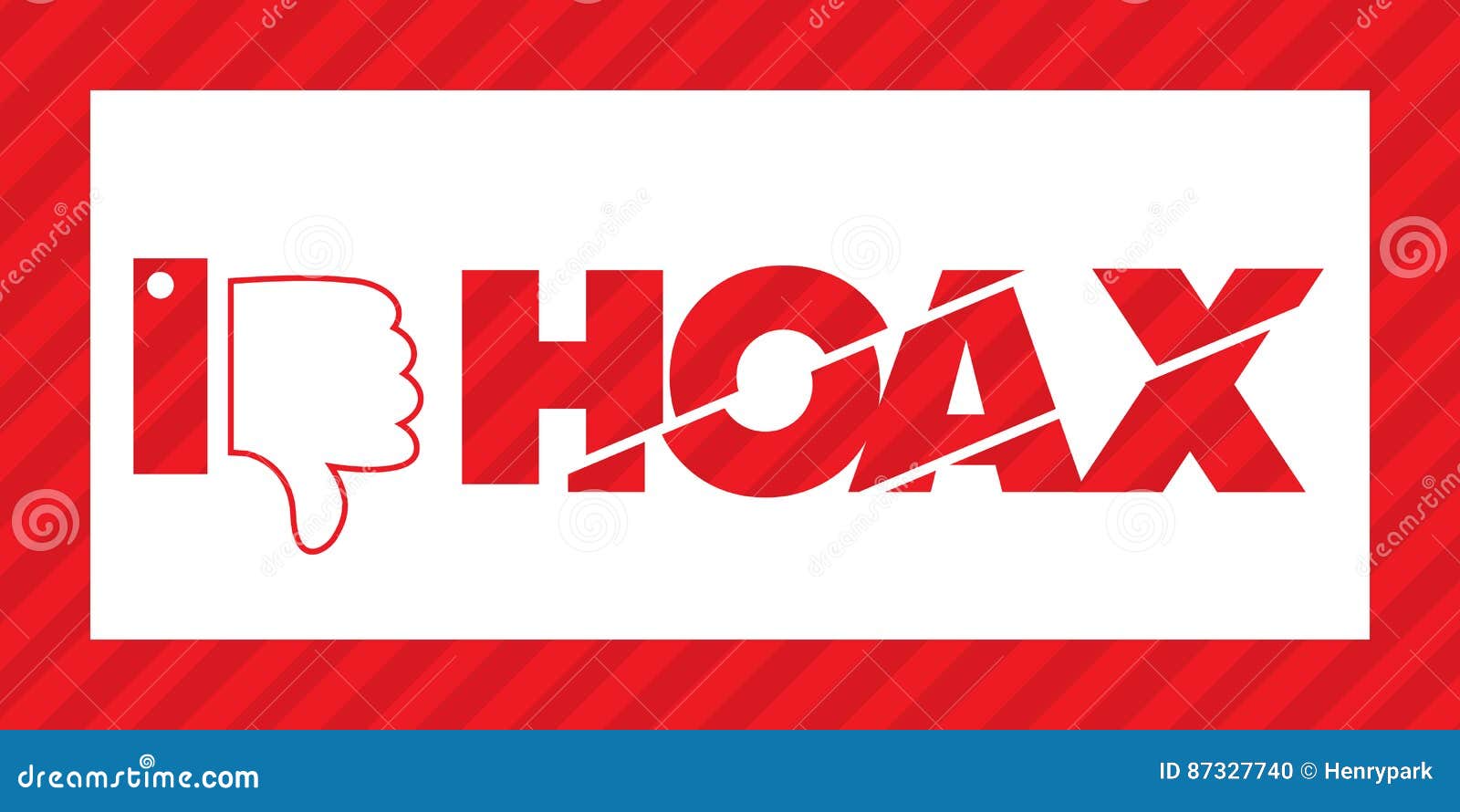 Hoax stock vector. Illustration of icon, internet, chicanery - 87327740