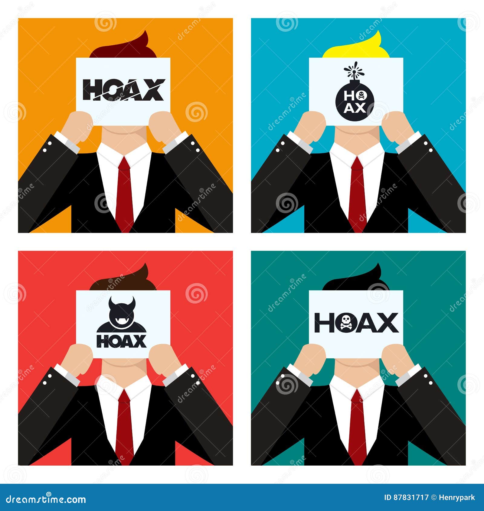 Hoax stock vector. Illustration of dishonest, bomb, faking - 87831717