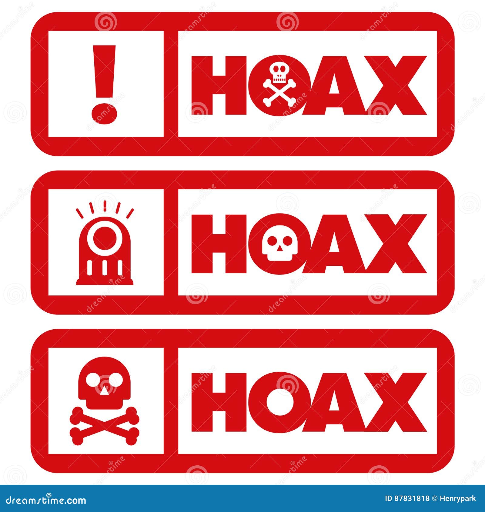 Hoax stock vector. Illustration of chicanery, computer - 87831818