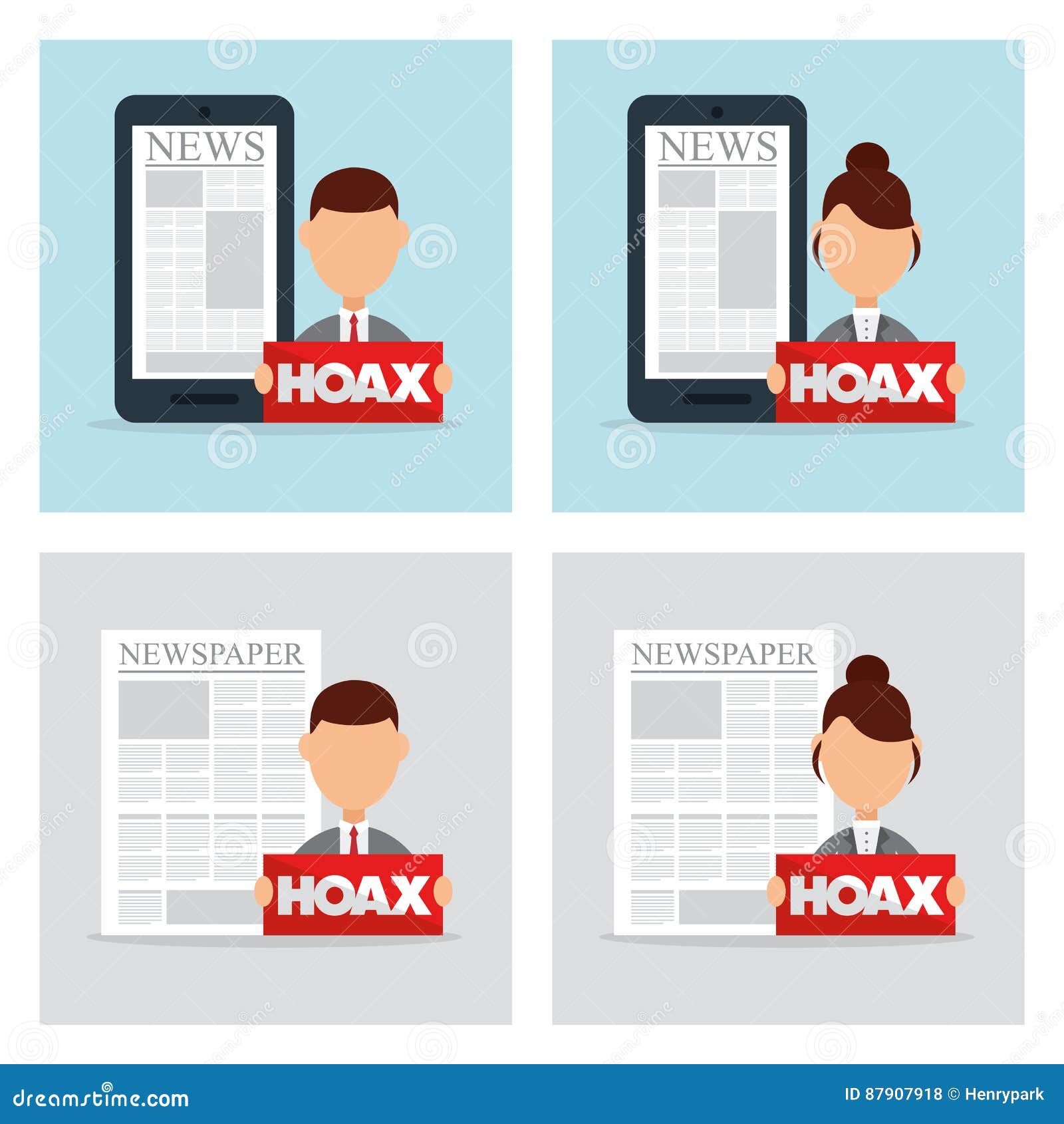 Hoax stock vector. Illustration of design, cheat, dishonesty - 87907918