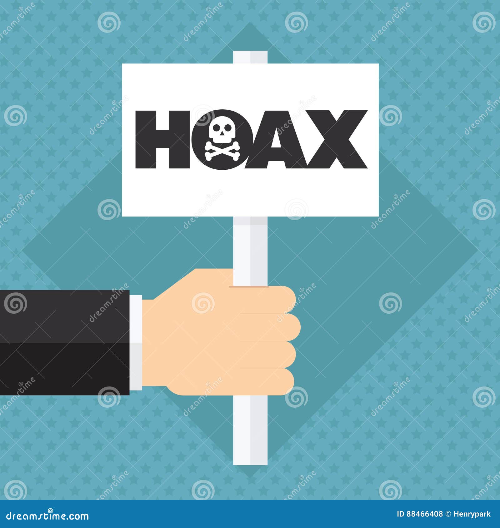 Hoax stock vector. Illustration of fraud, alert, business - 88466408