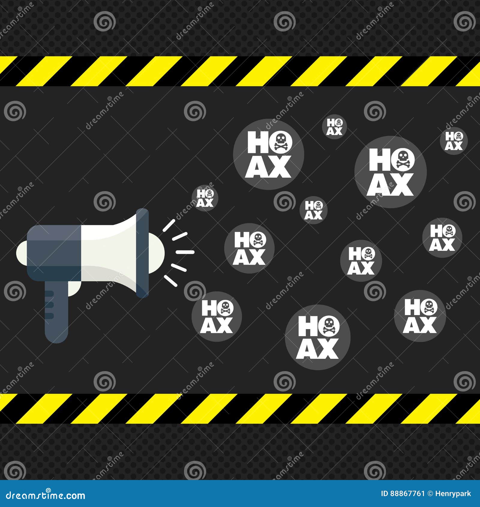 Hoax stock vector. Illustration of design, dishonest - 88867761