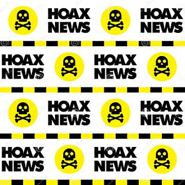 Hoax seamless stock vector. Illustration of business - 87068310