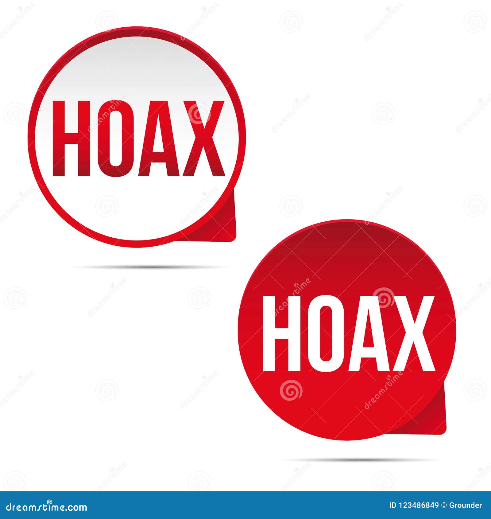 Hoax sign label tag stock vector. Illustration of propaganda - 123486849