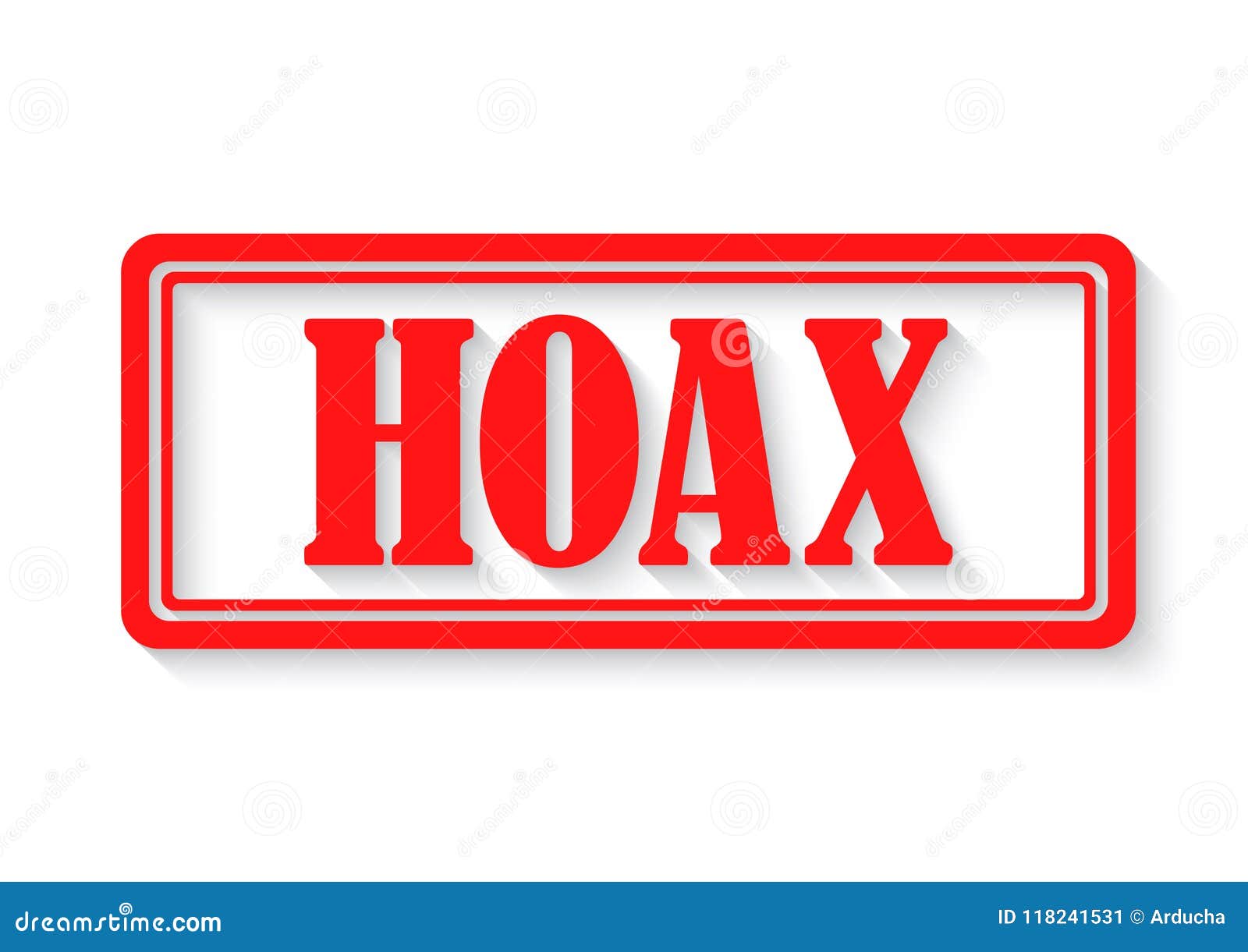 Hoax stock vector. Illustration of hoax, design, news - 118241531