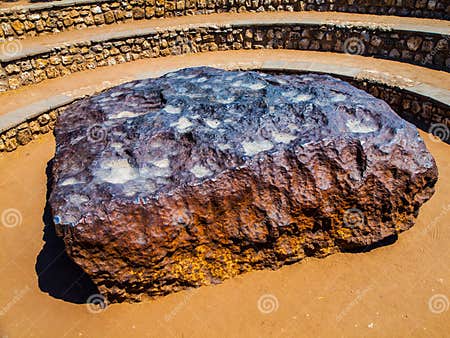 Hoba meteorite stock photo. Image of kalahari, cobalt - 36432082