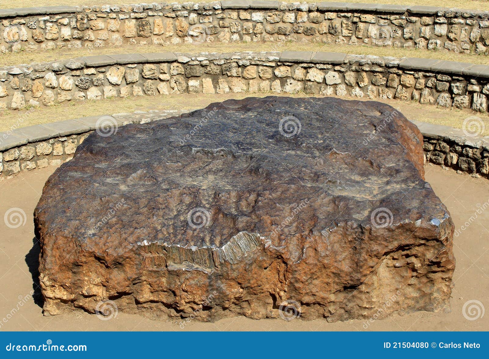 Hoba Meteorite - the Largest Meteorite Ever Found Stock Photo - Image ...