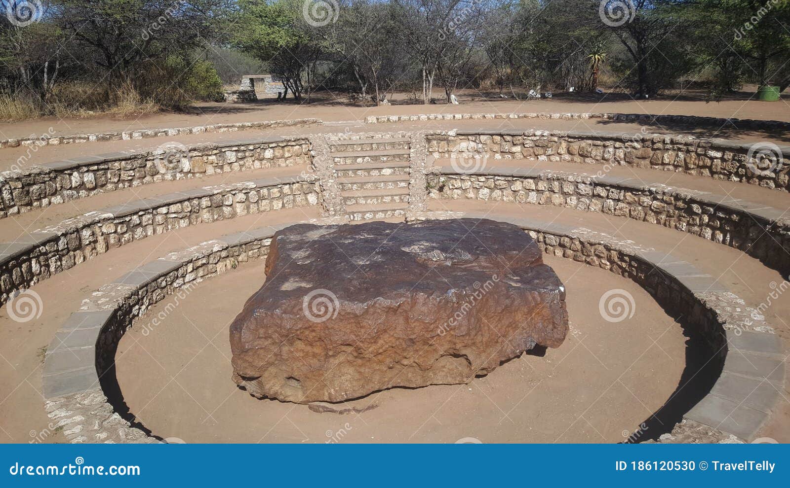 Hoba meteorite in Namibia stock photo. Image of meteorite - 186120530