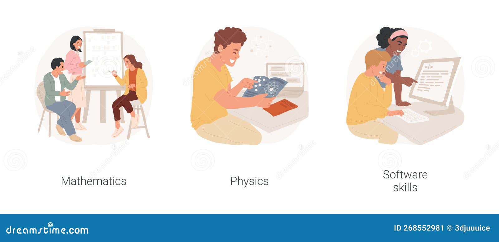 Hobbies and Interests Isolated Cartoon Vector Illustration Set. Stock ...