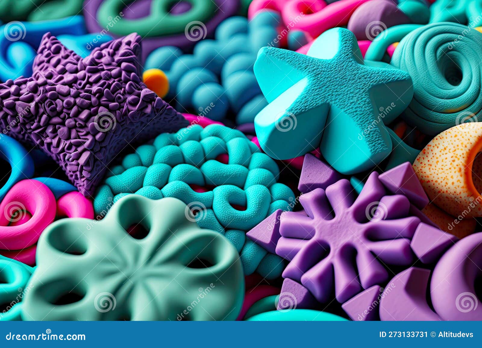 Hobby for Children S Learning Uniforms for Plasticine Texture Stock ...