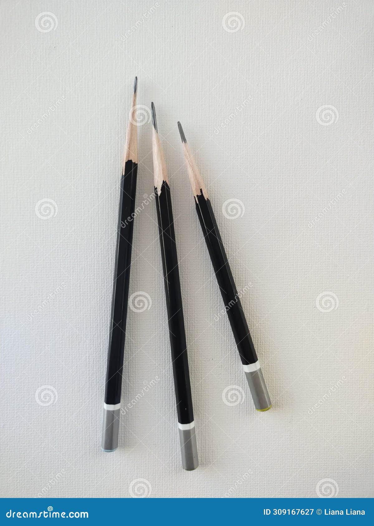Hobby Drawing White Background Black Pencil Hobby Details Stock Image ...