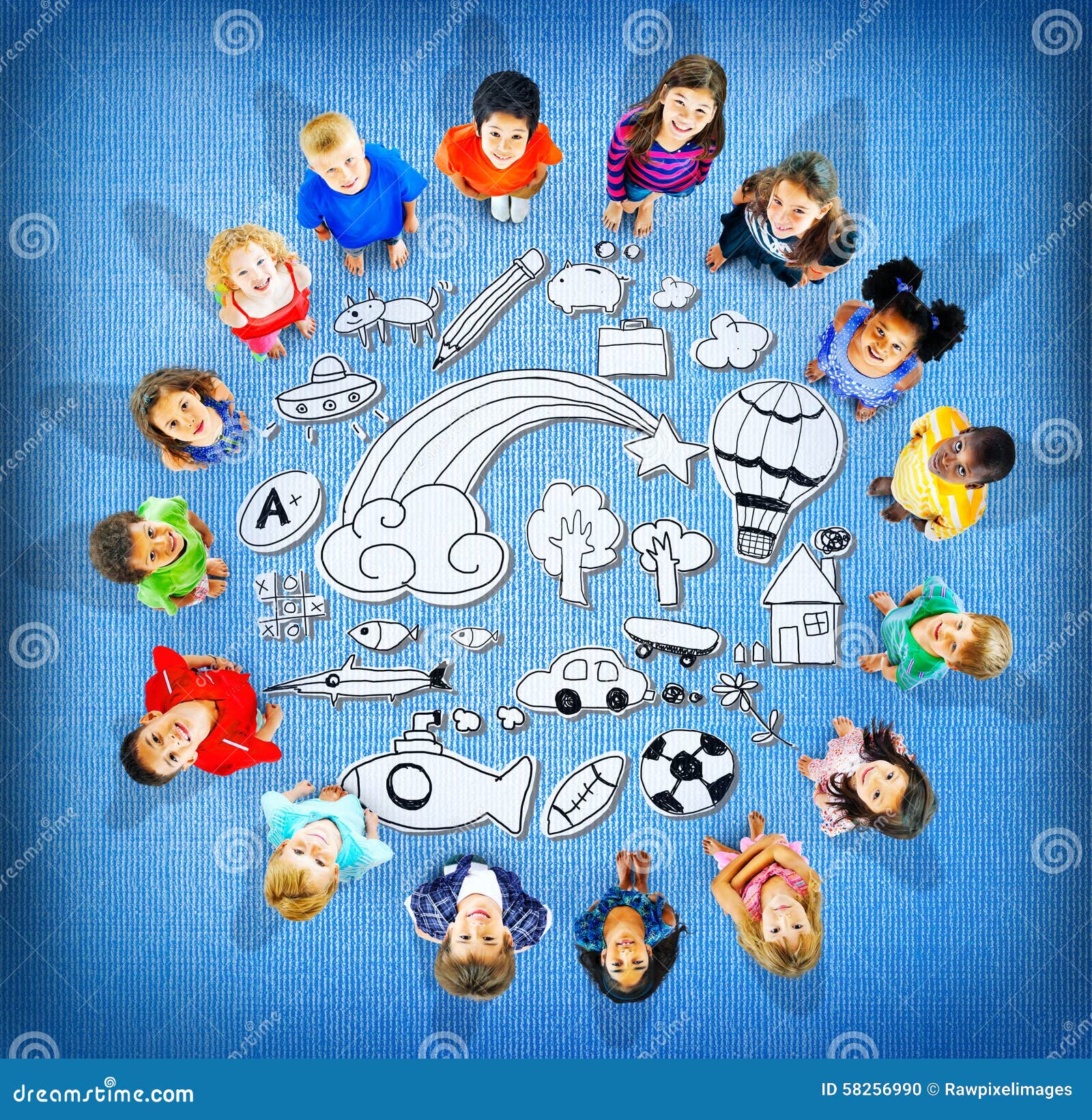 Hobby Imagination Fun Creativity Activity Inspiration Concept Stock ...