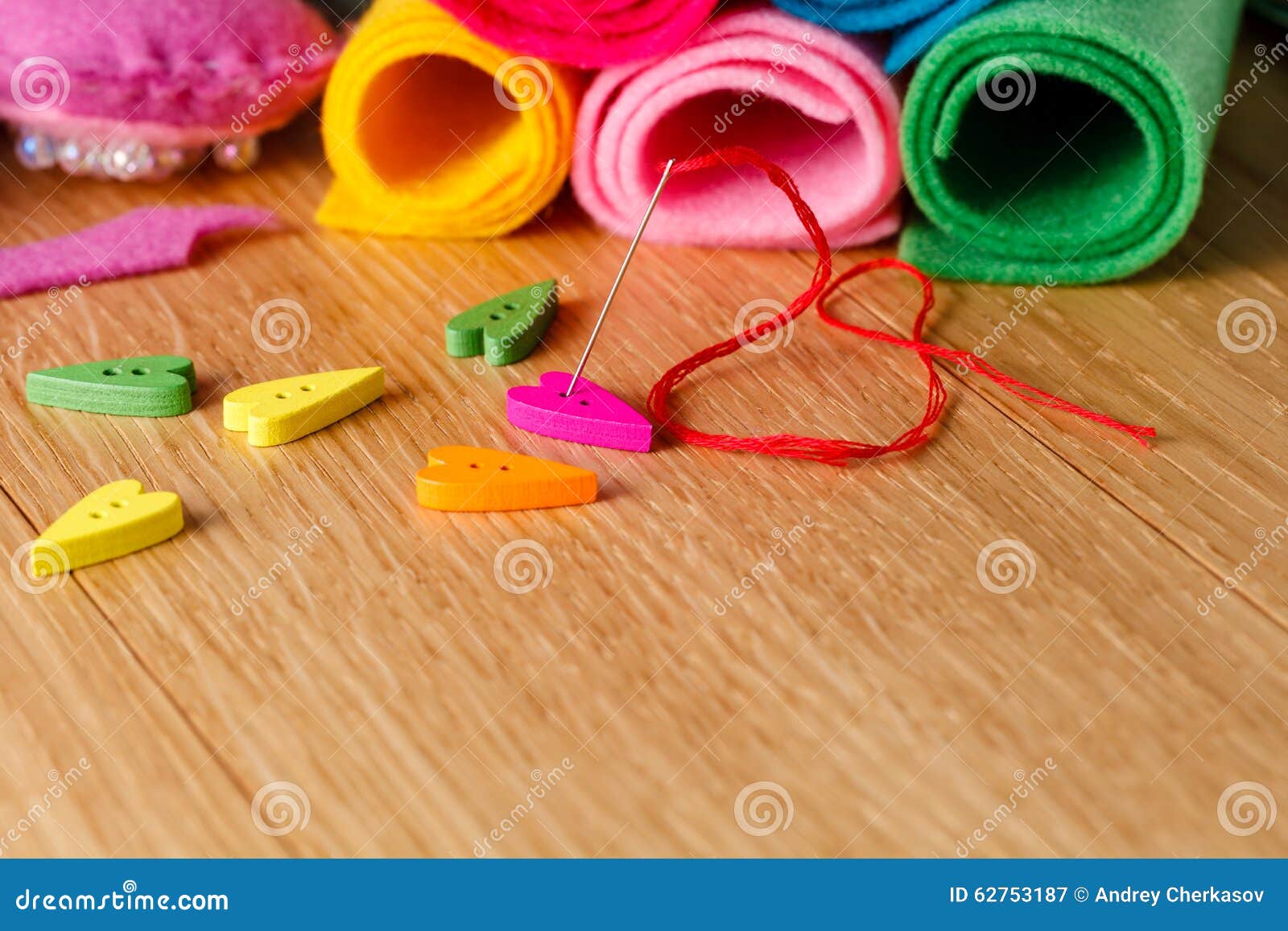 Hobby Leisure Concept. Needlework Objects Stock Image - Image of life ...