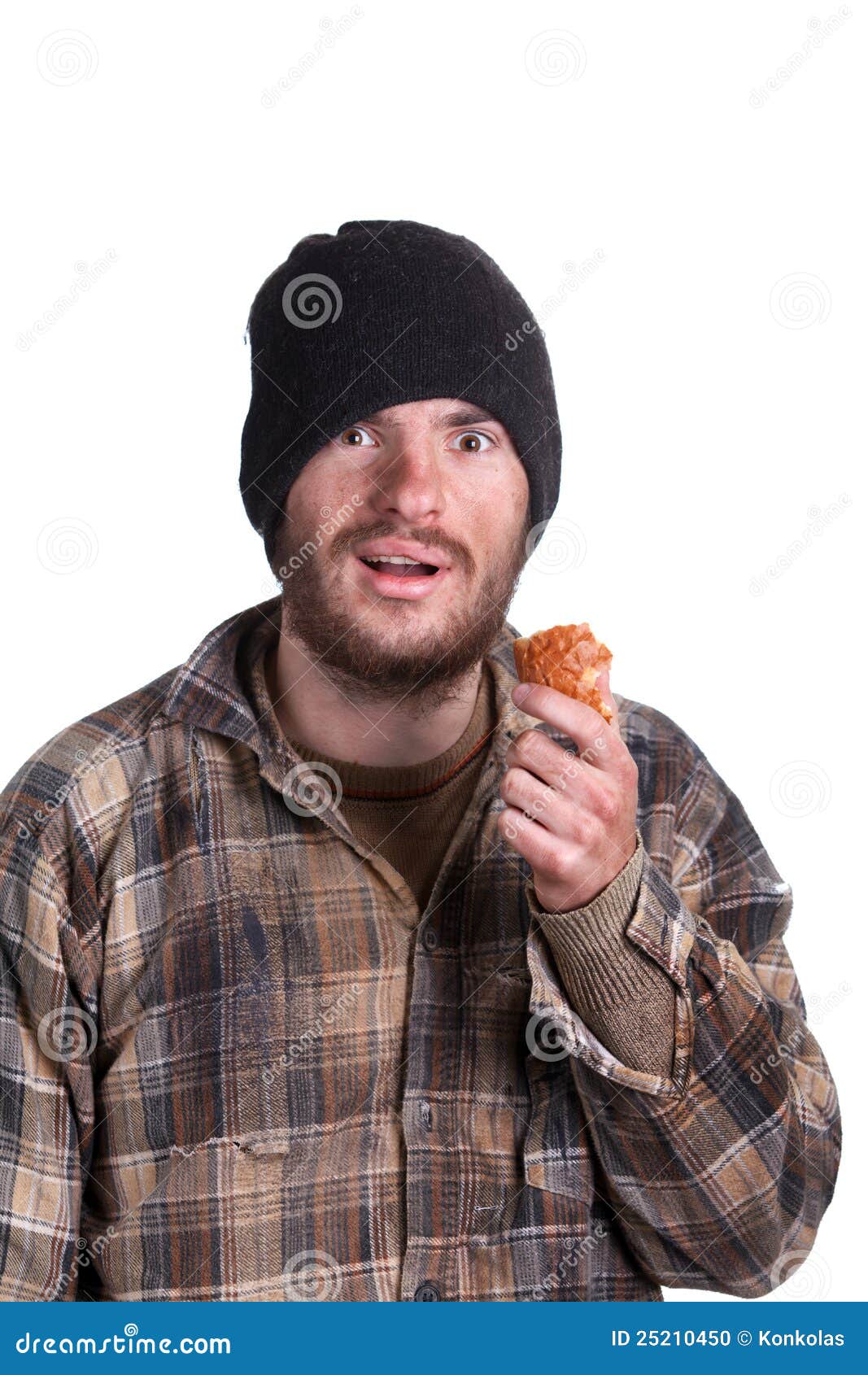 Hobo Young man stock photo. Image of male, model, fool - 25210450