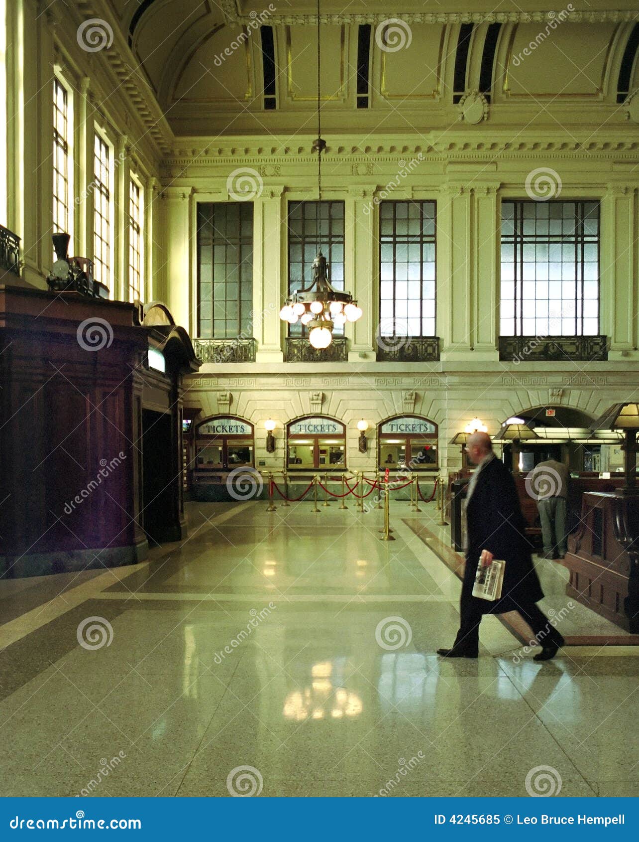 Hoboken Train Terminal NJ USA Stock Image - Image of building, booth ...