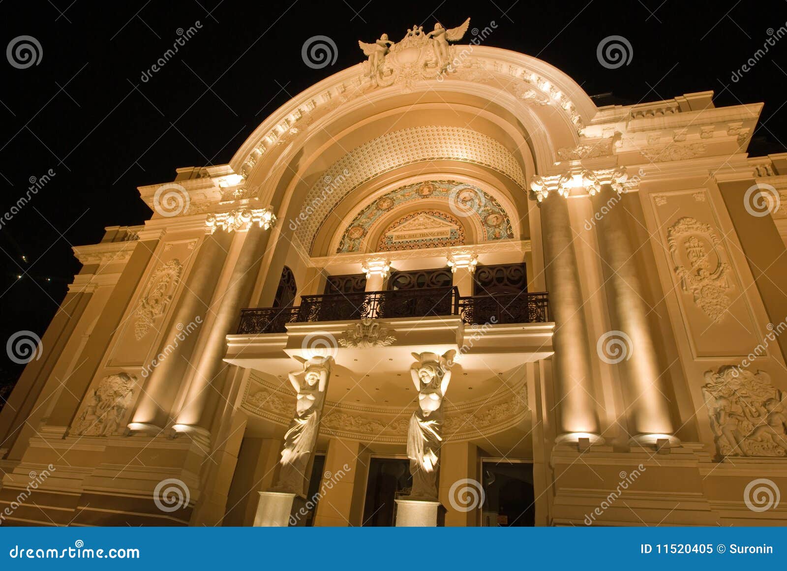 Hochiminh City Operahouse stock image. Image of opera - 11520405