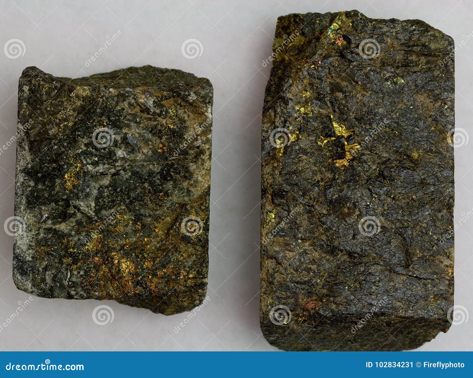 Hochwertige Golderz-Kernproben Stockbild - Bild von betriebsmittel ...