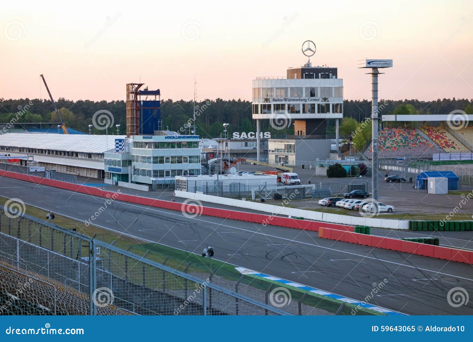 Hockenheimring image éditorial. Image du avérer, barrière - 59643065