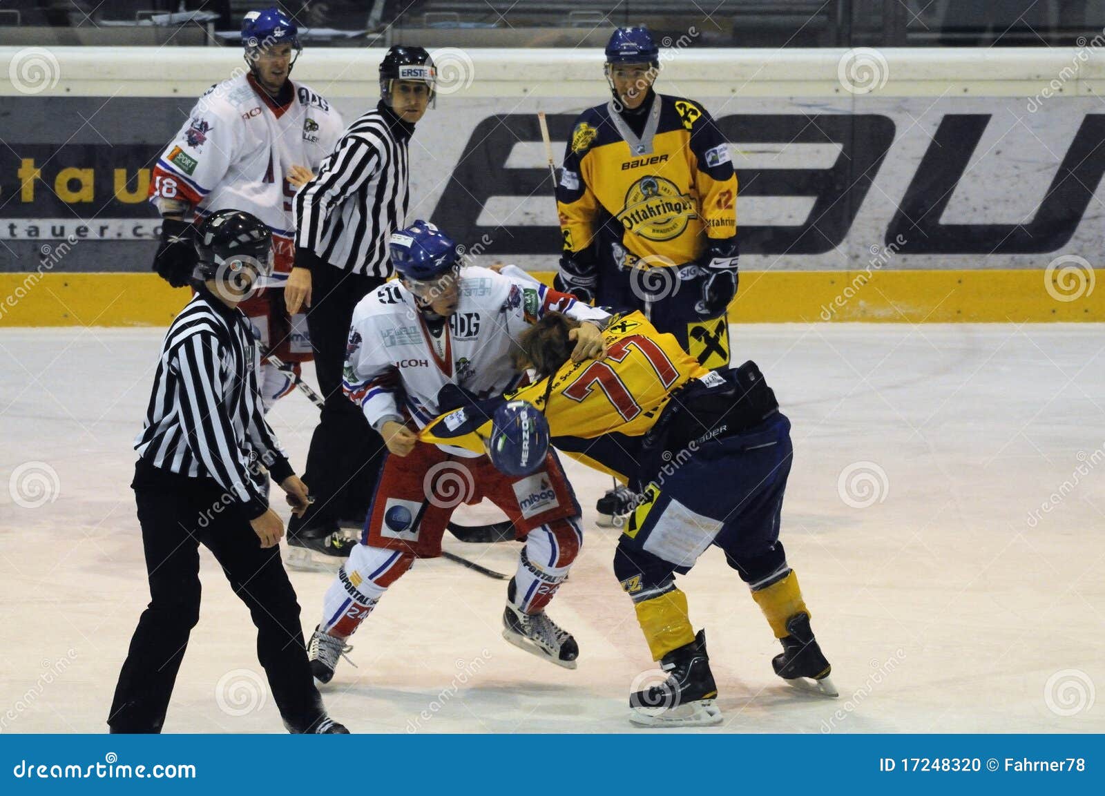 Hockey fight editorial image. Image of player, hockey - 17248320