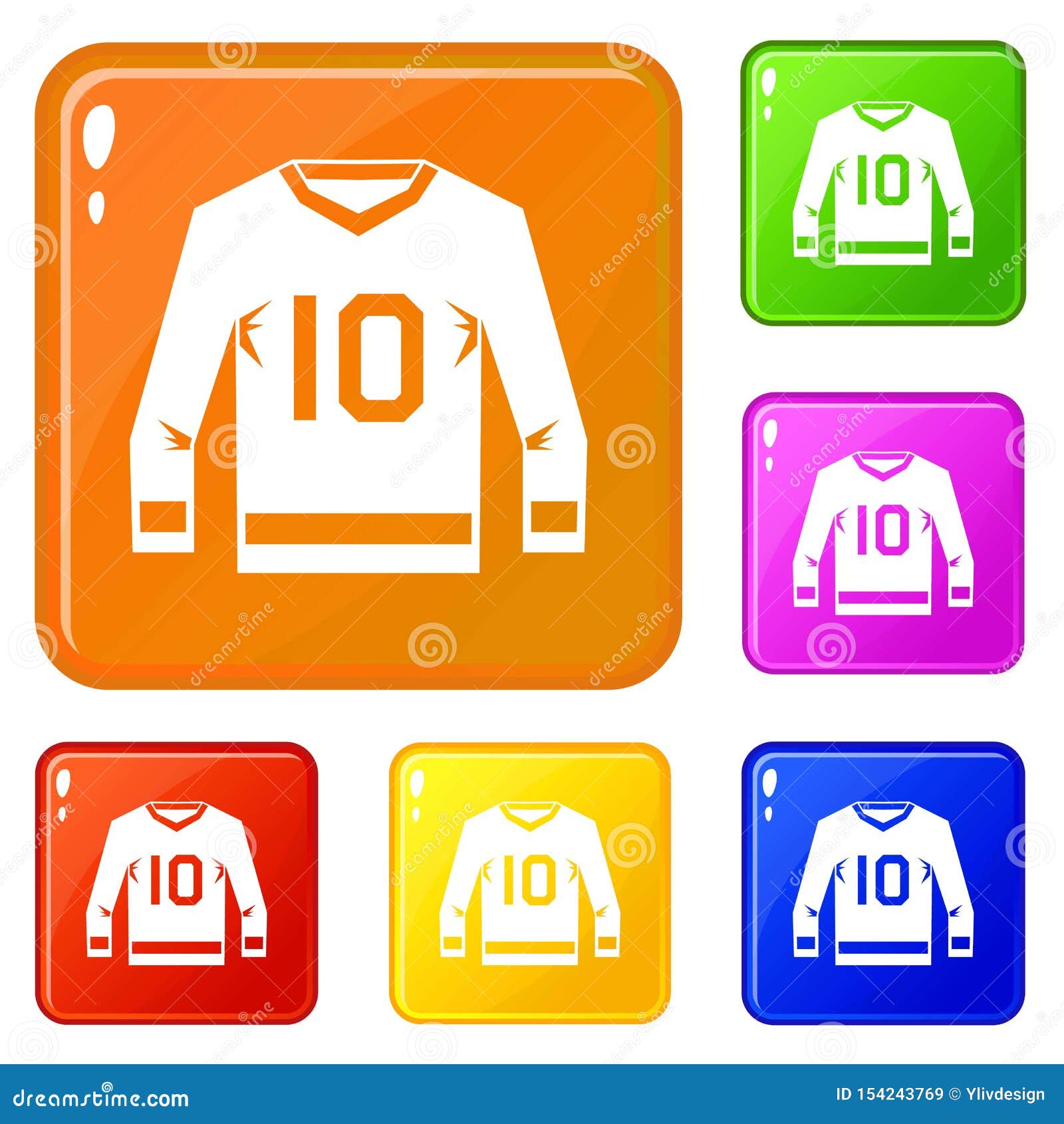 Hockey Jersey Icons Set Vector Color Stock Vector - Illustration of ... Hockey Jersey Icons Set Vector Color Stock Vector - Illustration of ...