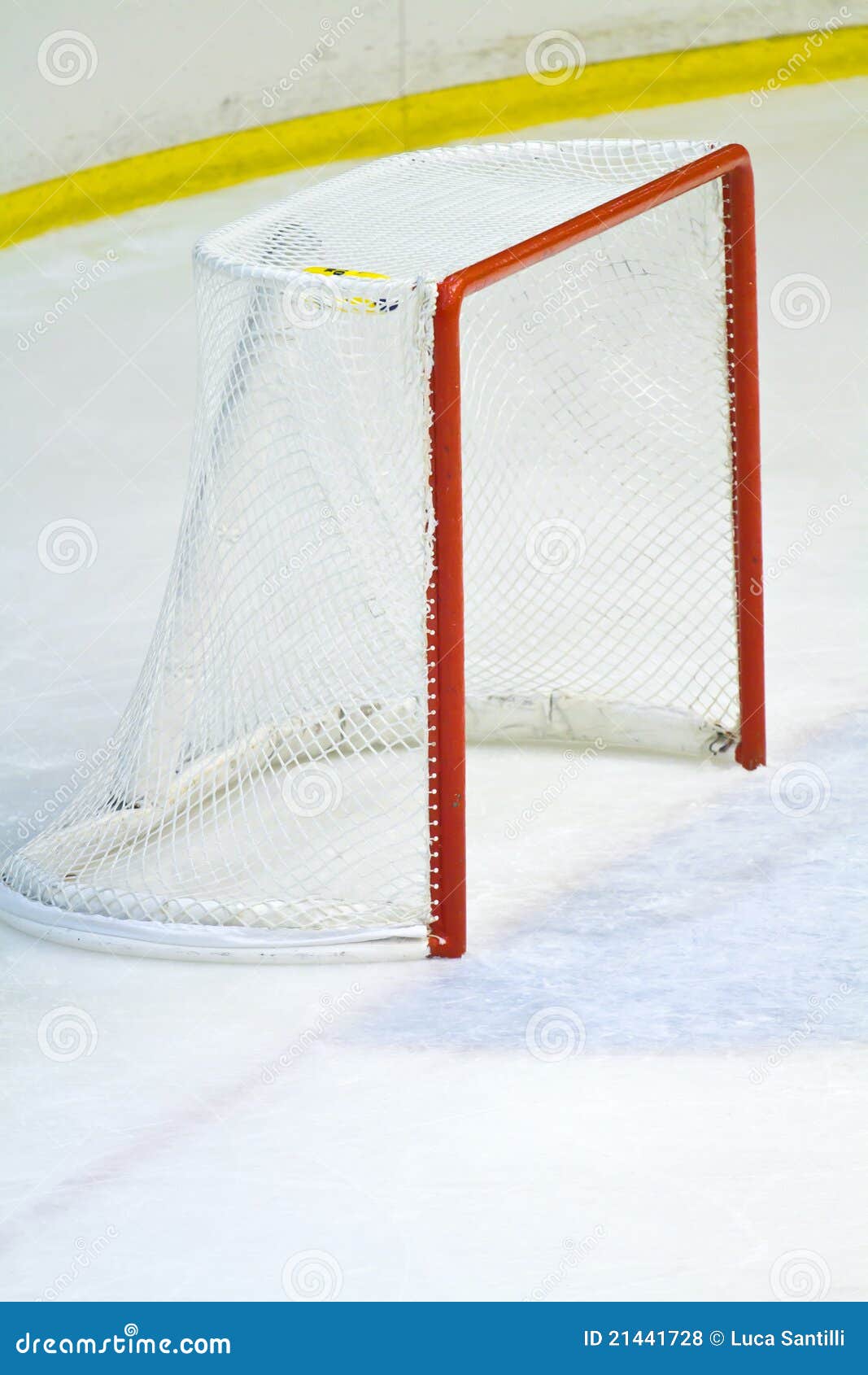 Hockey net stock photo. Image of arena, goal, crease - 21441728