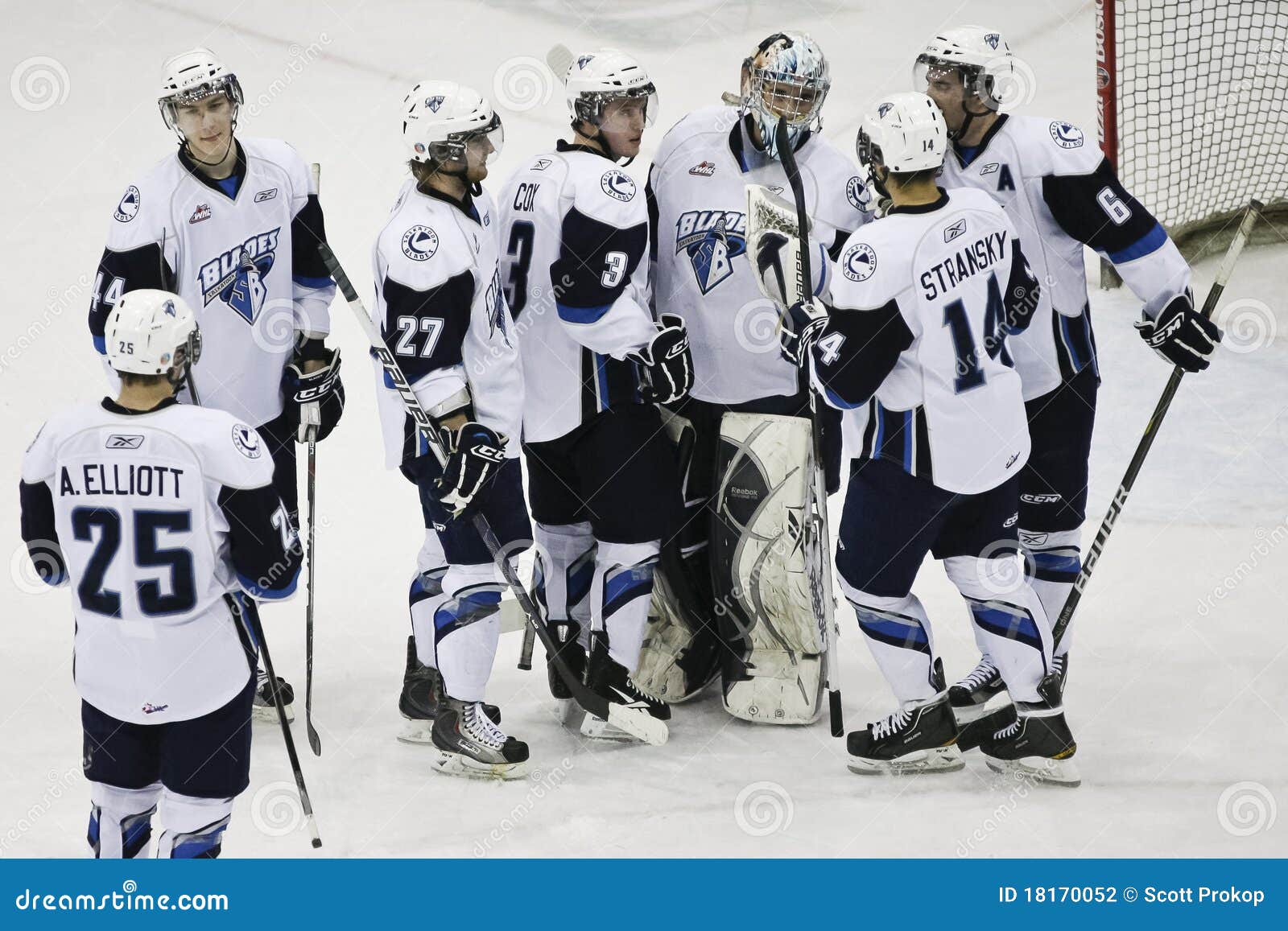 Hockey Players Celebrate the Win Editorial Photography - Image of ...