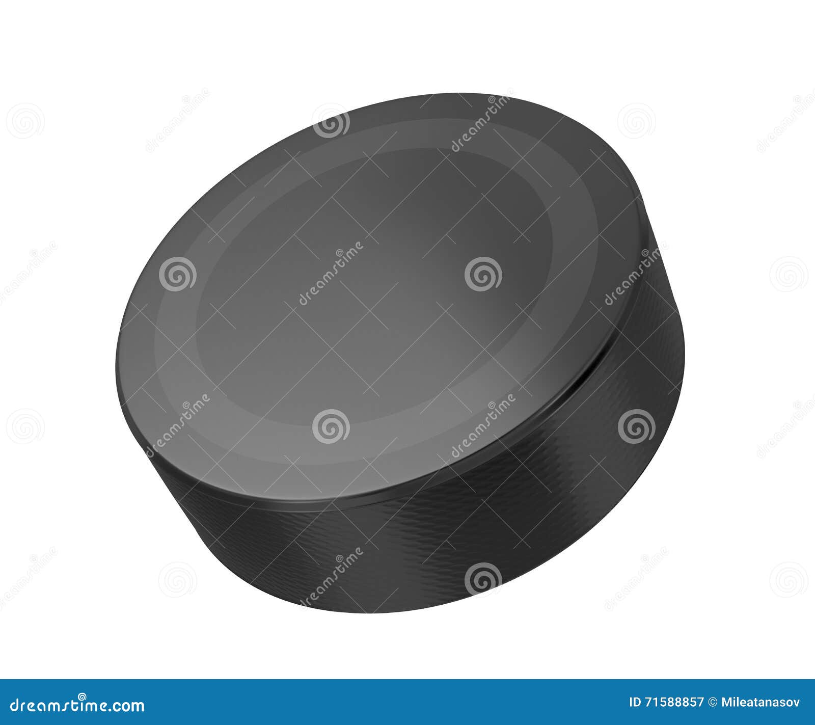 Hockey puck on white stock illustration. Illustration of puck - 71588857