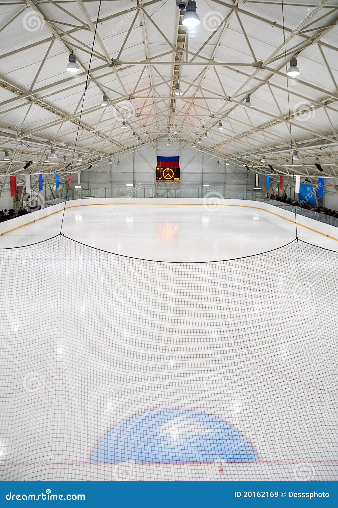 Hockey rink stock image. Image of goals, artistic, indoor - 20162169