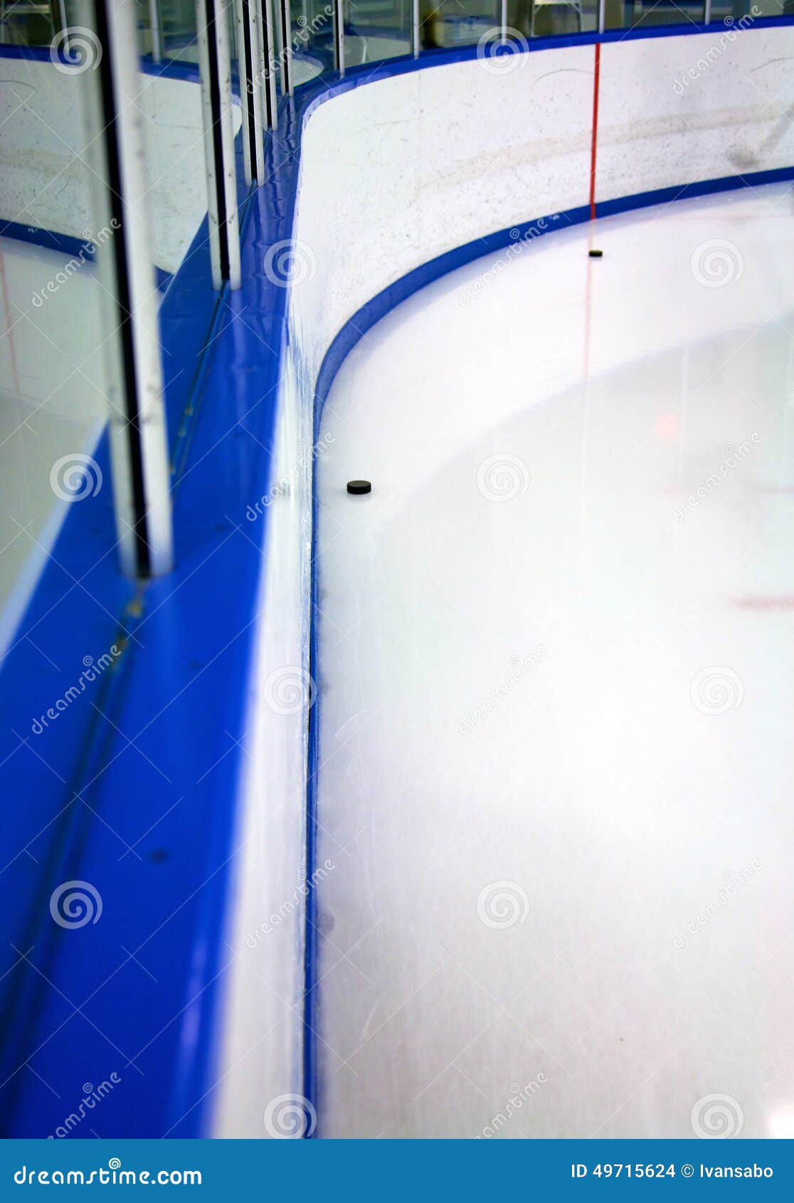 Hockey Rink stock photo. Image of texture, blue, boards - 49715624