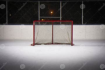 Hockey Rink Net stock photo. Image of outside, nature - 23453586