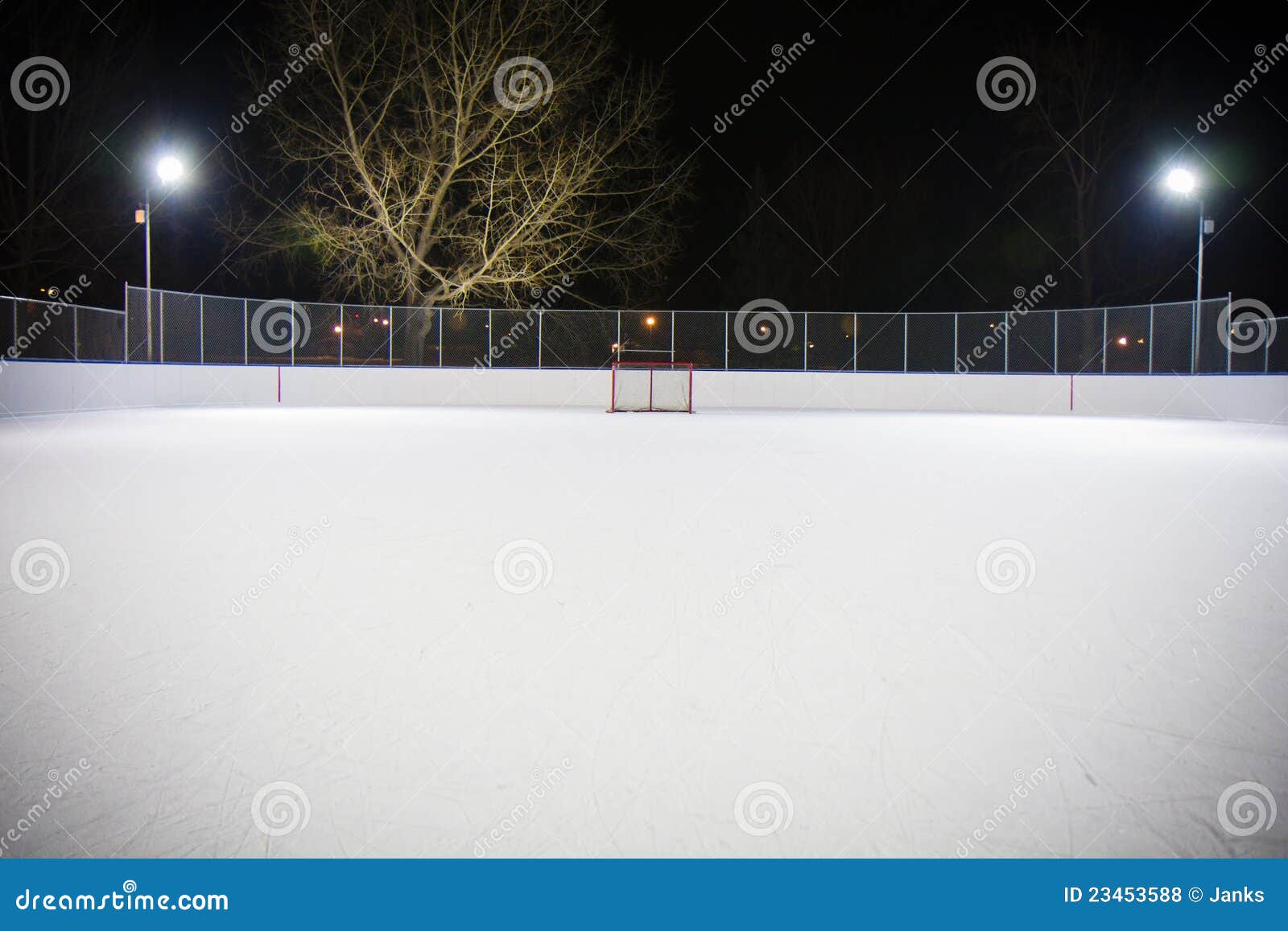 Hockey rink net stock photo. Image of canada, post, outdoor - 23453588