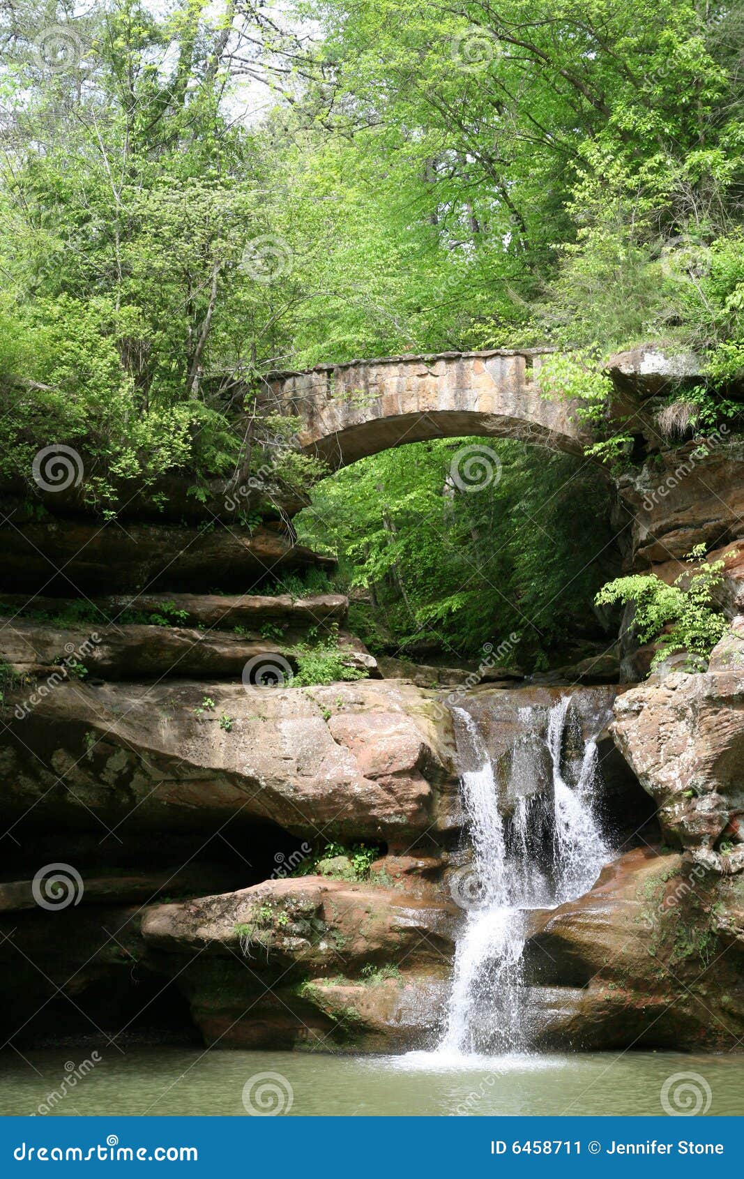 Hocking Hills Waterfall stock image. Image of fall, beauty - 6458711