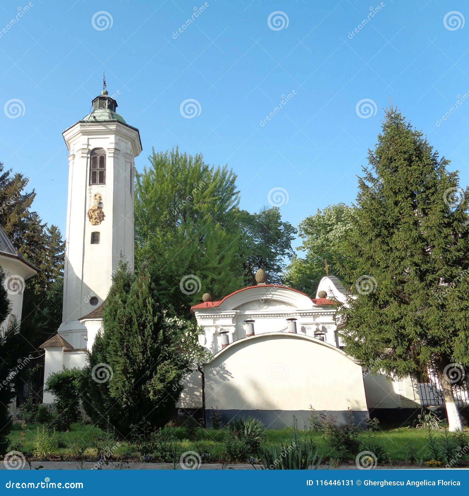 Hodos-Bodrog Monastery - View from the Courtyard of the Monastery Stock ...