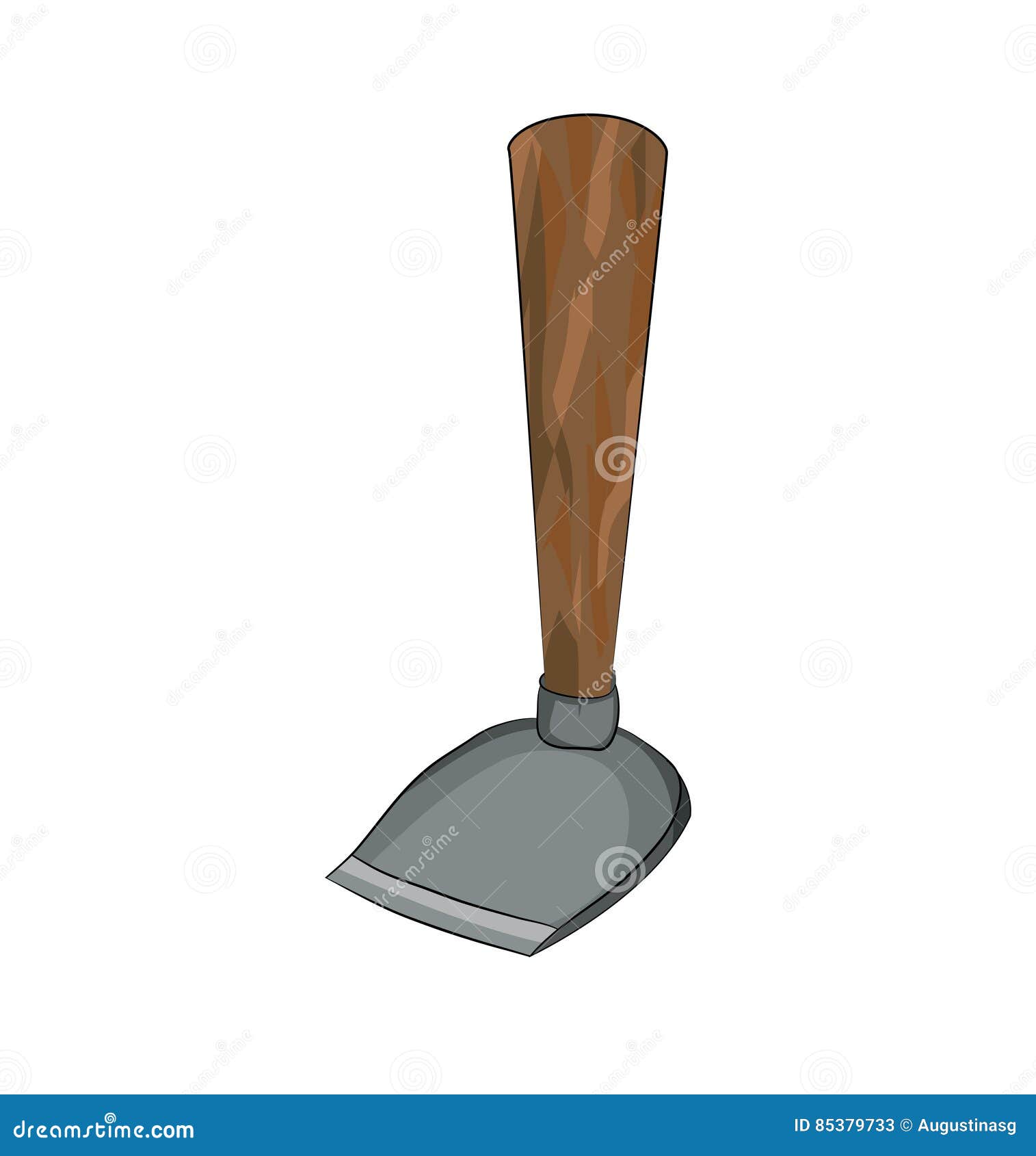 Hoe Cartoon Royalty-Free Illustration | CartoonDealer.com #85379733