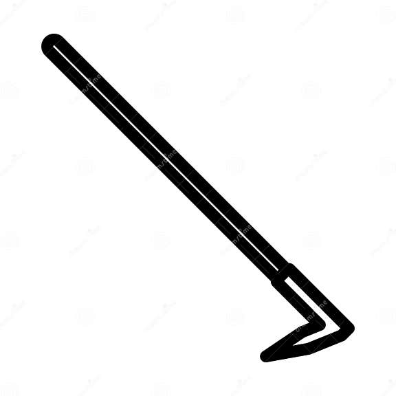 Hoe Icon stock vector. Illustration of nail, editable - 221499042