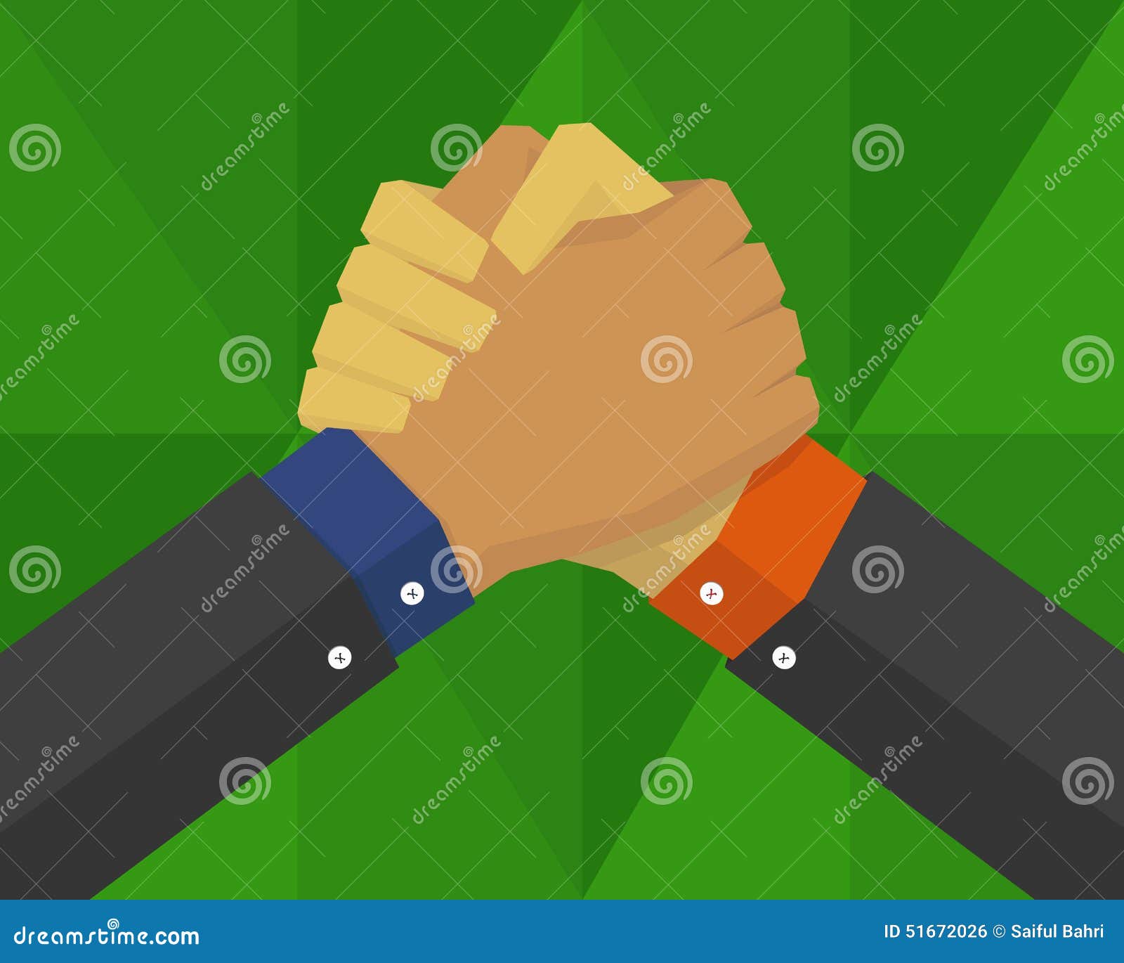 Hoe Mensen Die Handen Schudden Vector Illustratie - Illustration of ...